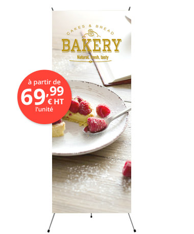 Impression Roll-up, X-Banner et Kakemono en ligne - Ooprint