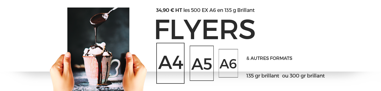 Impression de flyers en ligne sur Ooprint